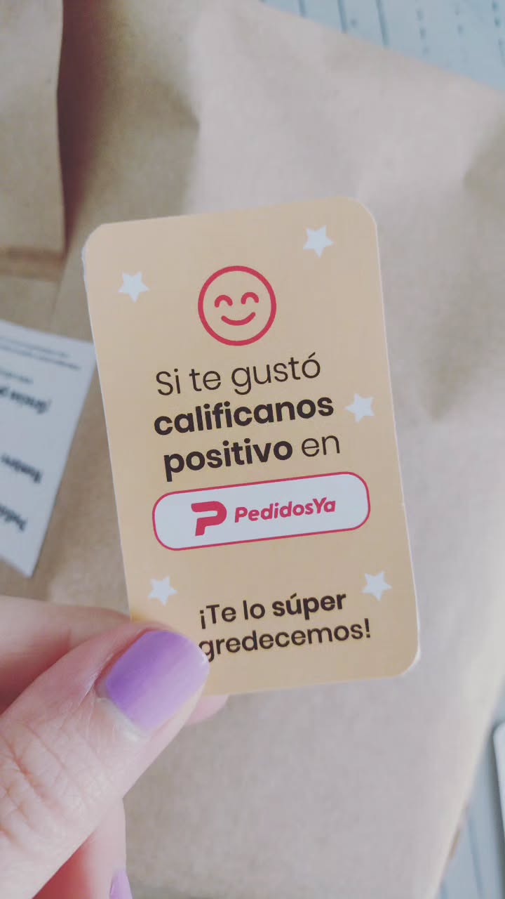 Stickers para Pedidos Ya x48 - VALU® Gráfica Creativa