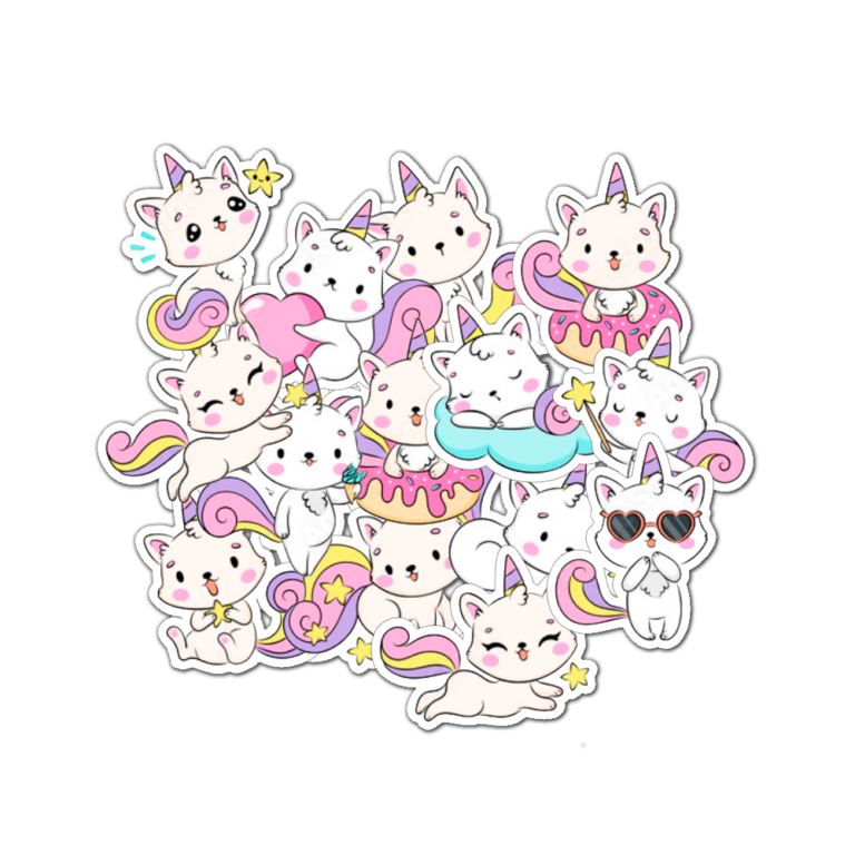 Stickers Gatitos Candy x20 - VALU® Gráfica Creativa