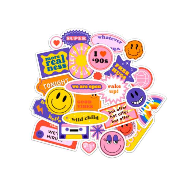 Stickers Retro - VALU® Gráfica Creativa