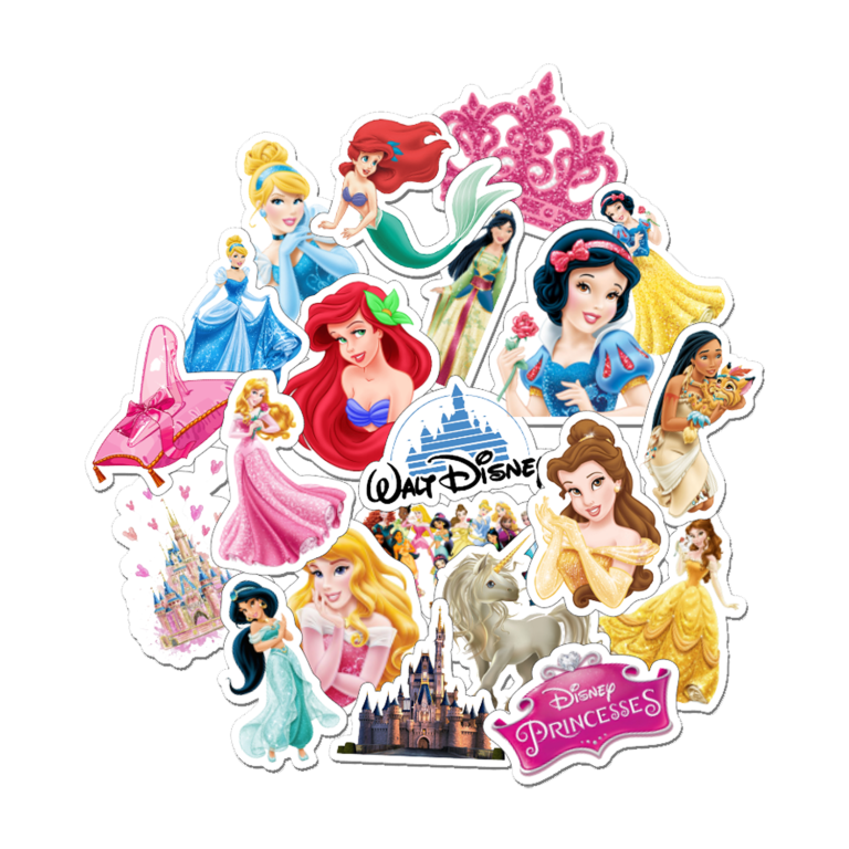 Stickers Princesas x20 - VALU® Gráfica Creativa