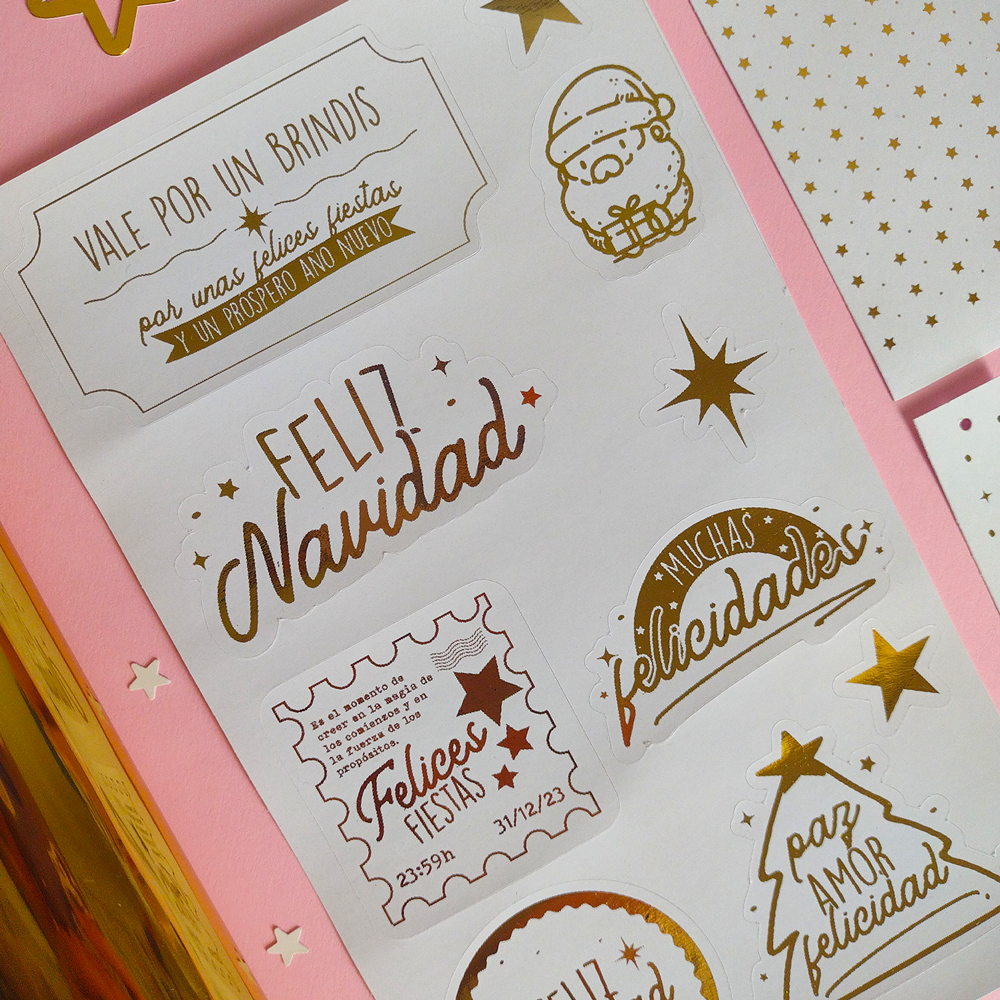 Planchita Stickers Navidad - VALU® Gráfica Creativa