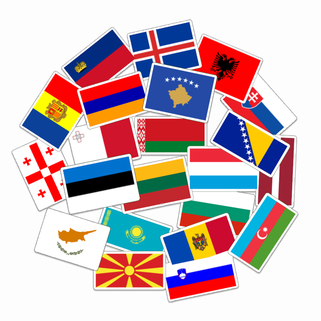 Stickers Banderas Europa x22 - VALU® Gráfica Creativa