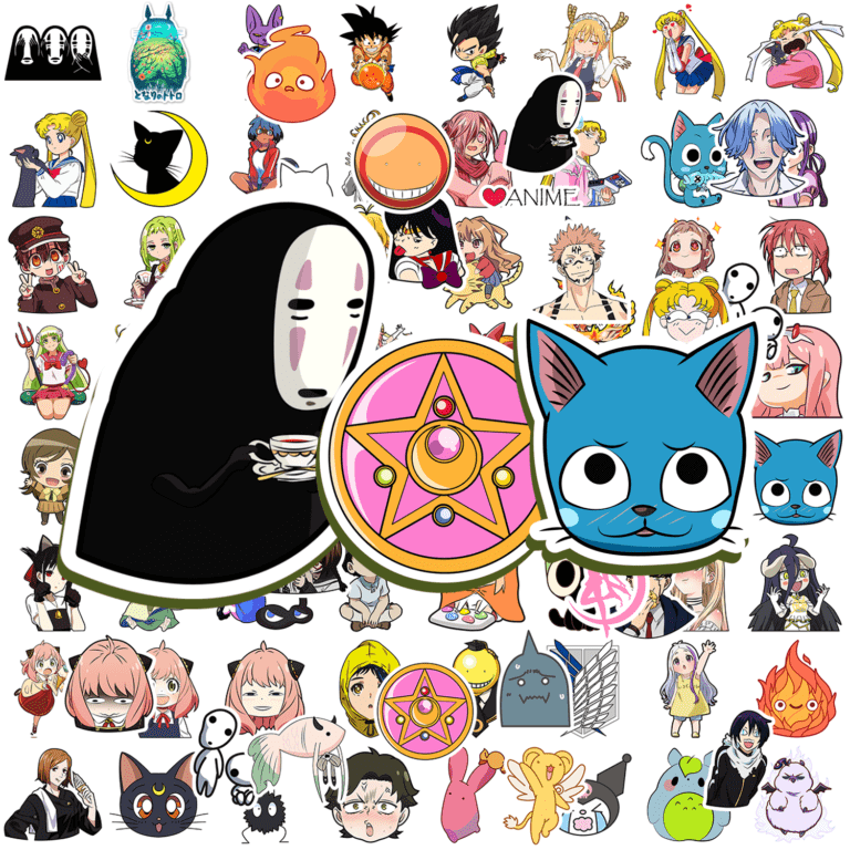 Imprimible Stickers Anime - VALU® Gráfica Creativa