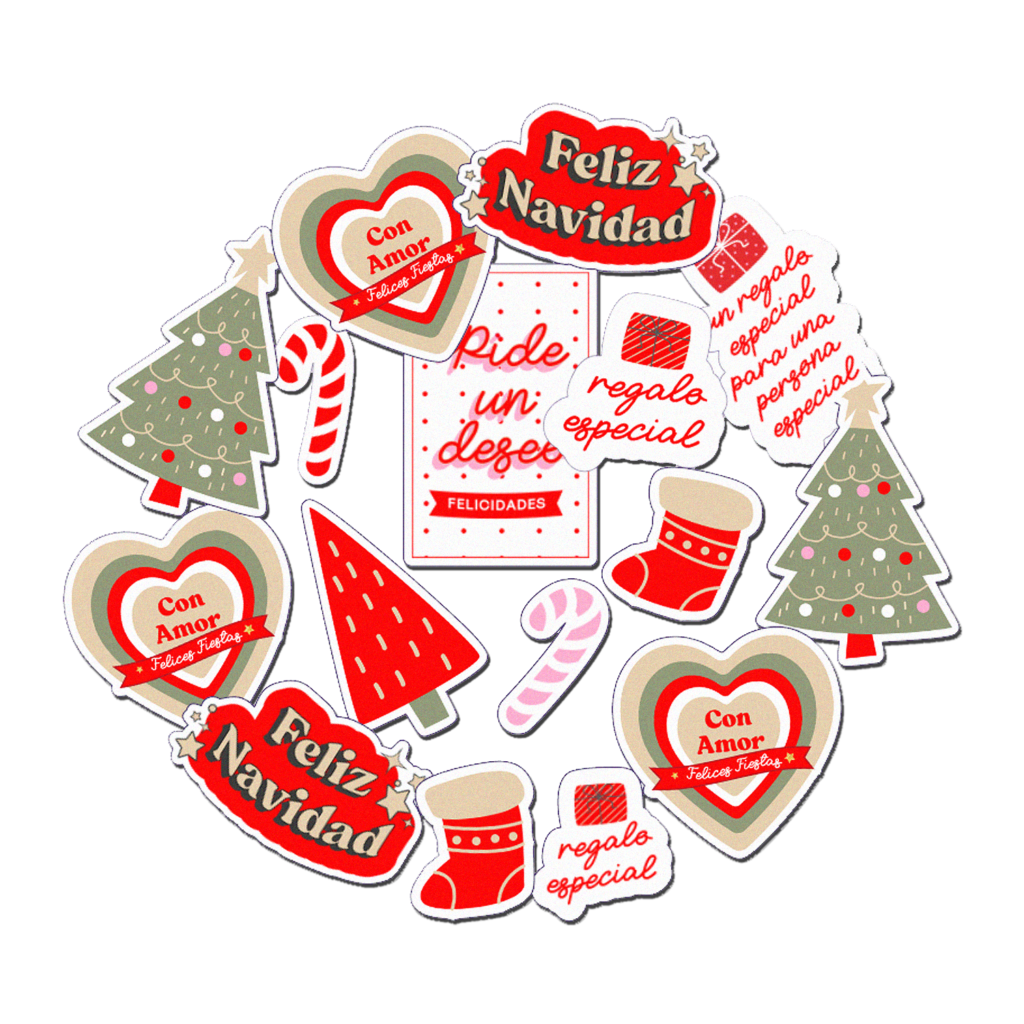 Stickers Navidad Mix 1 x20 - VALU® Gráfica Creativa