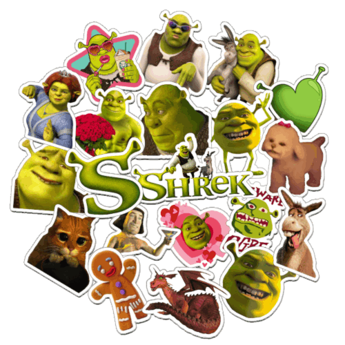 Stickers Shrek x20 - VALU® Gráfica Creativa