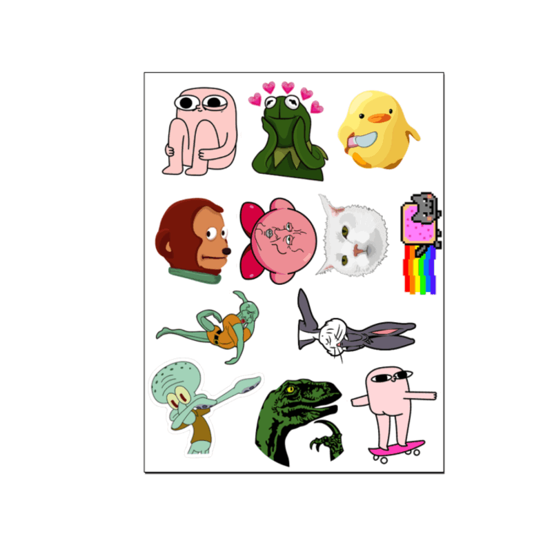 Tatuajes Temporales - Memes mix - VALU® Gráfica Creativa