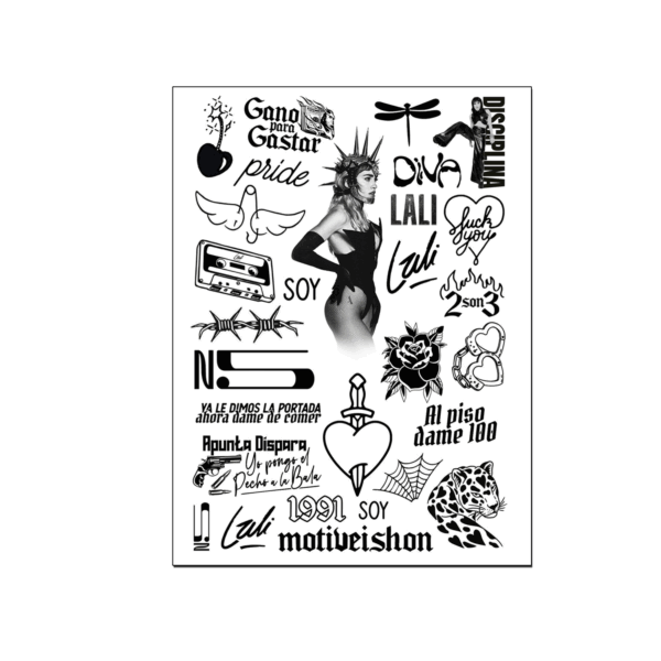 Tatuajes Temporales - DUKI - VALU® Gráfica Creativa