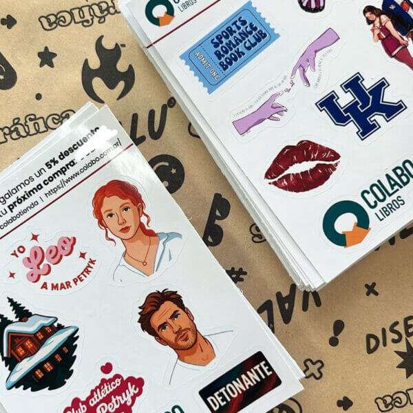 Mini planchas Stickers Personalizadas VINILO - VALU® Gráfica Creativa