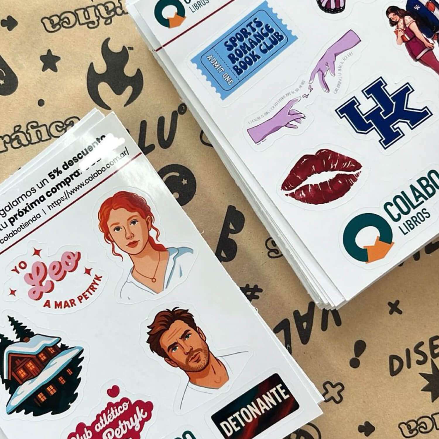 Mini planchas Stickers Personalizadas VINILO - VALU® Gráfica Creativa